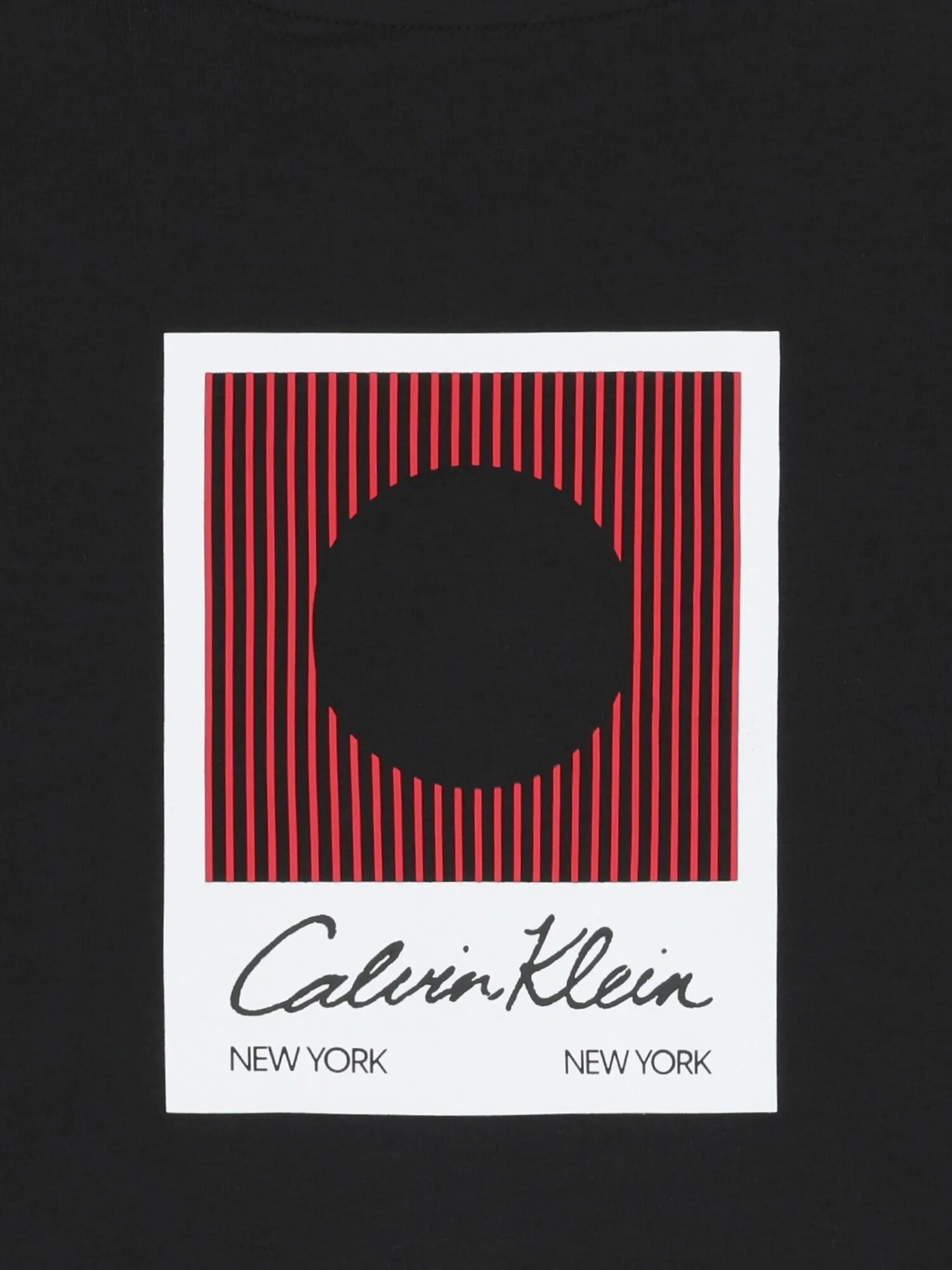 Футболка CALVIN KLEIN, размер 14 лет, черный — фото 1