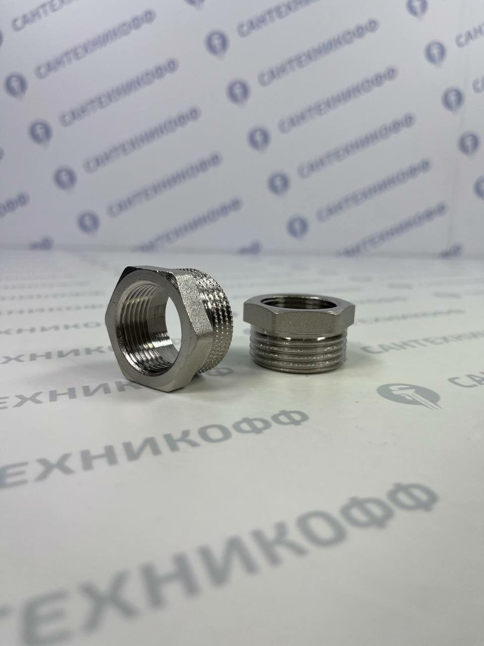 Футорка НВ 1"х3/4" LD Pride, никель LD.67.507.25х20 - 2 штуки