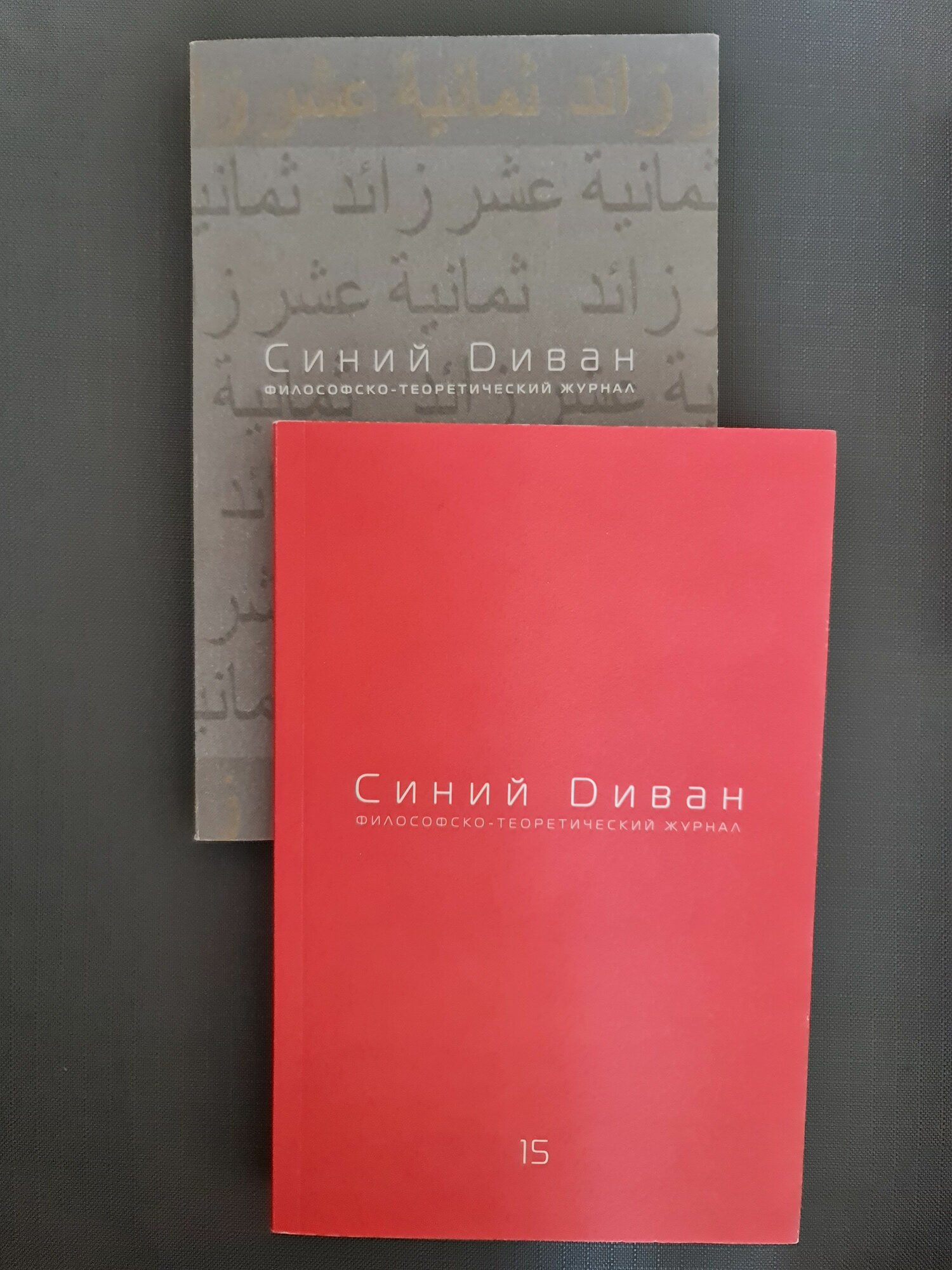 Редкое издание Синий диван. Философско-теоретический журнал, №15,20, комплект из 2-х книг, 2010 г, тираж 700