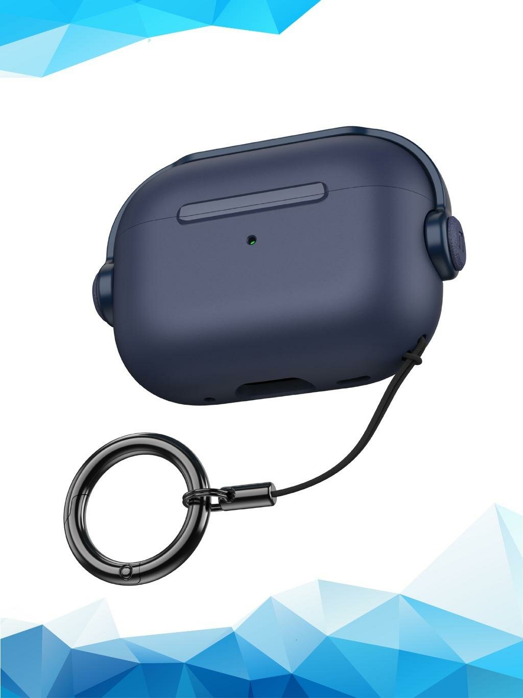 Чехол защитный для наушников Pods3 / Pods Pro2, Синий - Стручки Pro2