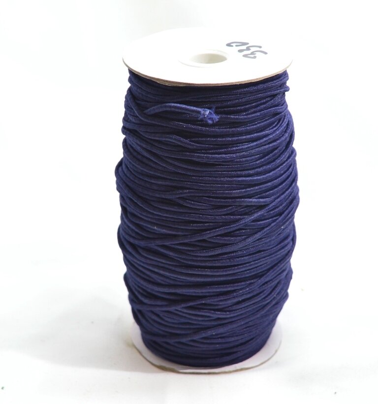 Резинка шляпная 2,5 мм №330 т. синий (уп. 5 +- 0,5 м)ProKnopka