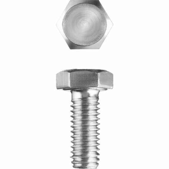 Болт ГОСТ 7798-70 Зубр M5 x 12 мм, 5 кг, кл. пр. 5.8, оцинкованный, 303080-05-012