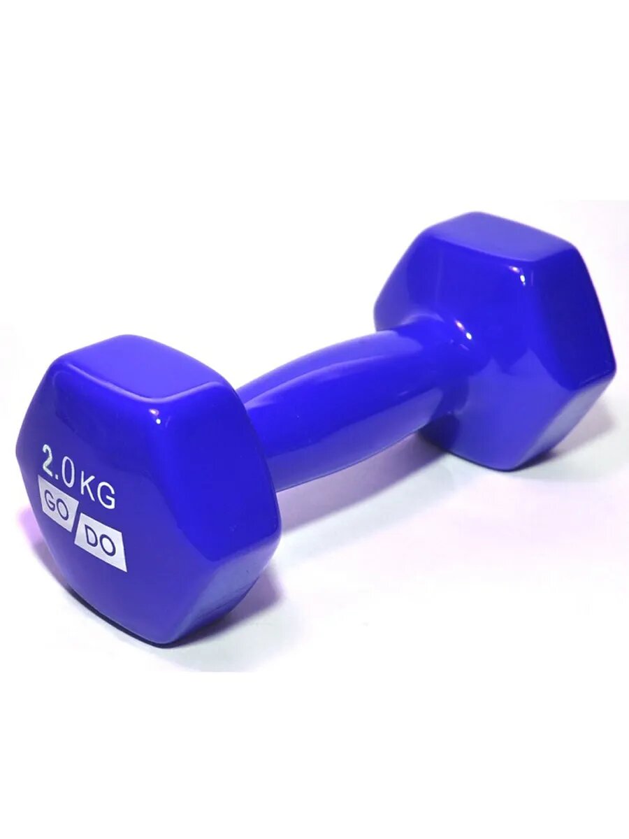 Гантель GO DO, винил, 2кг