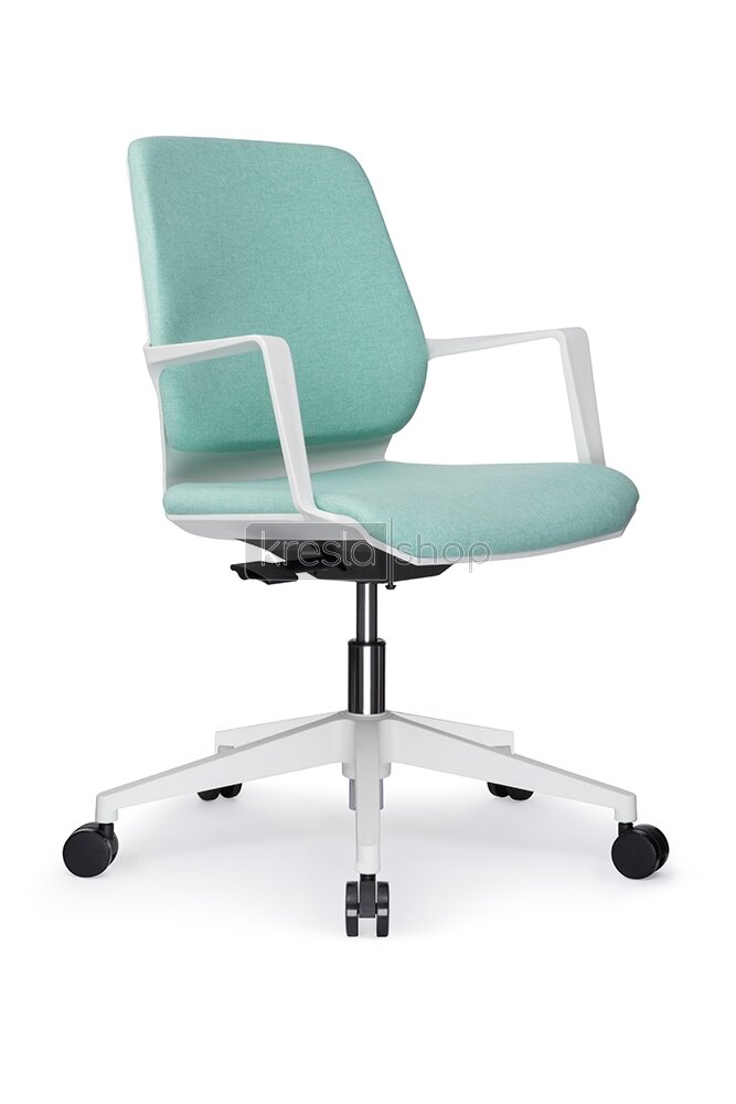 Кресло для персонала Riva Design Colt B1903 лазурная ткань