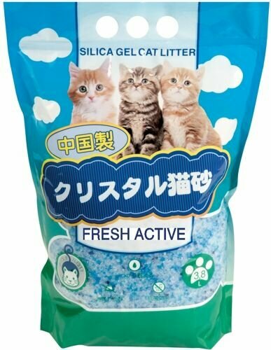 Hakase Arekkusu Наполнитель Fresh Active силикагелевый 3,8 л