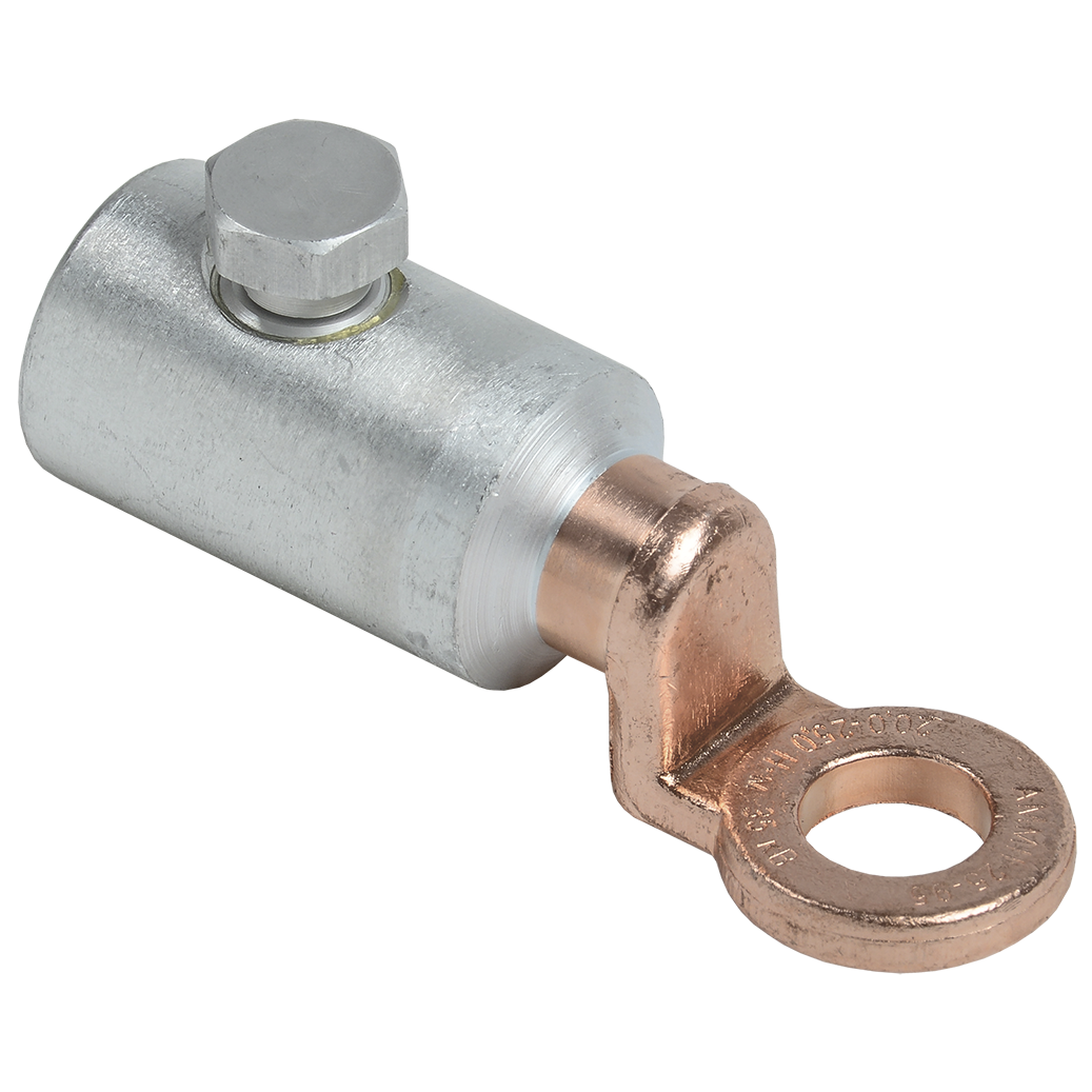 Медно-алюминиевый механический наконечник со срывными болтами аммн 25-95 до 35 кВ, IEK UZA-28-S25-S95-235 (10 шт.)