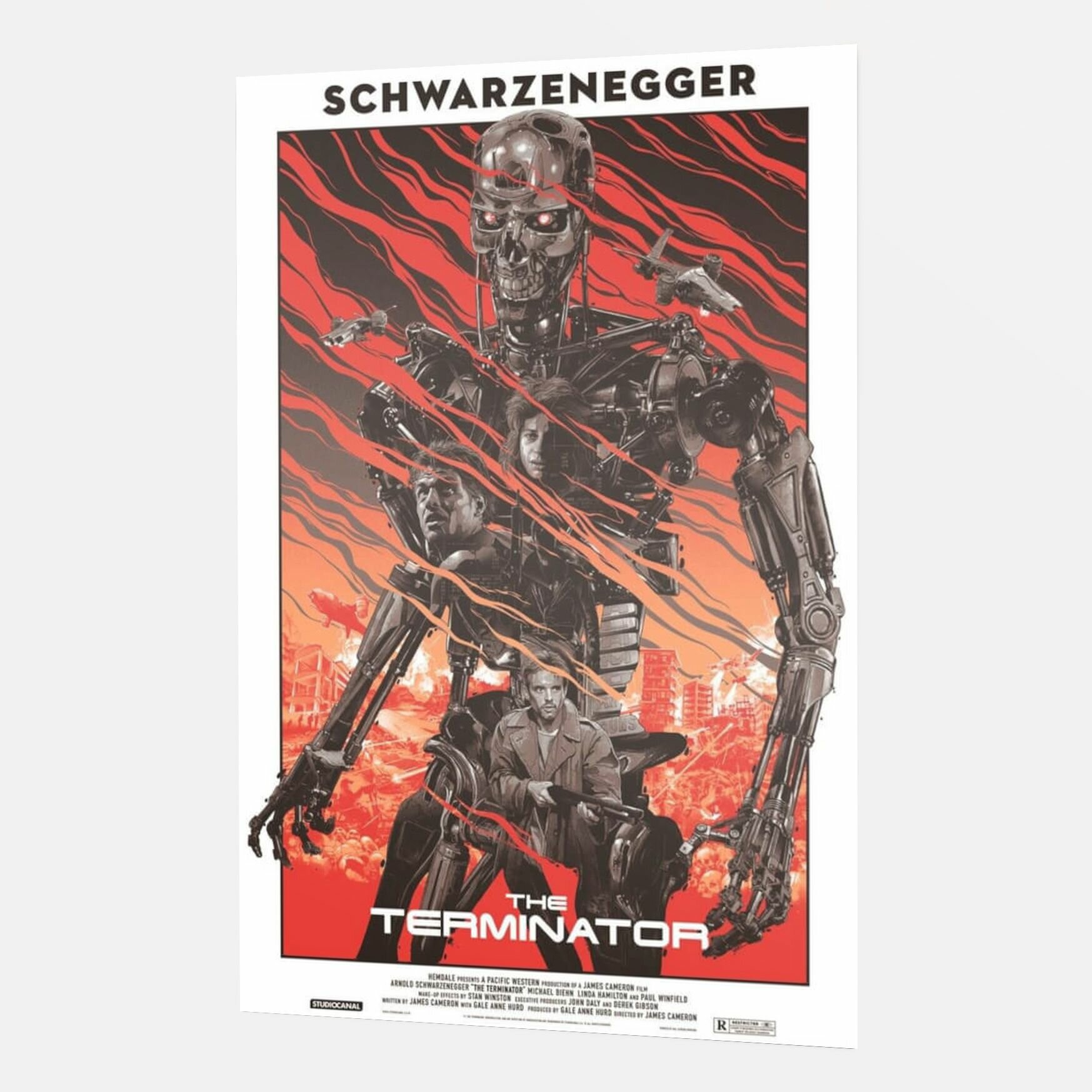 Интерьeрный постер (плакат на стену) по фильму Терминатор - 60x90 см. - от Poster4me