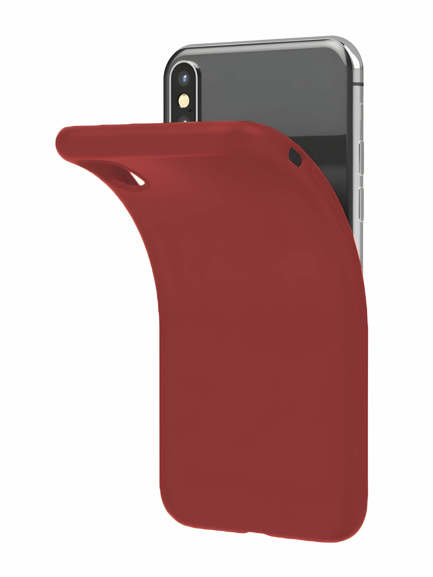 Чехол на iPhone XS силиконовый / чехол на айфон xs противоударный — фото 1