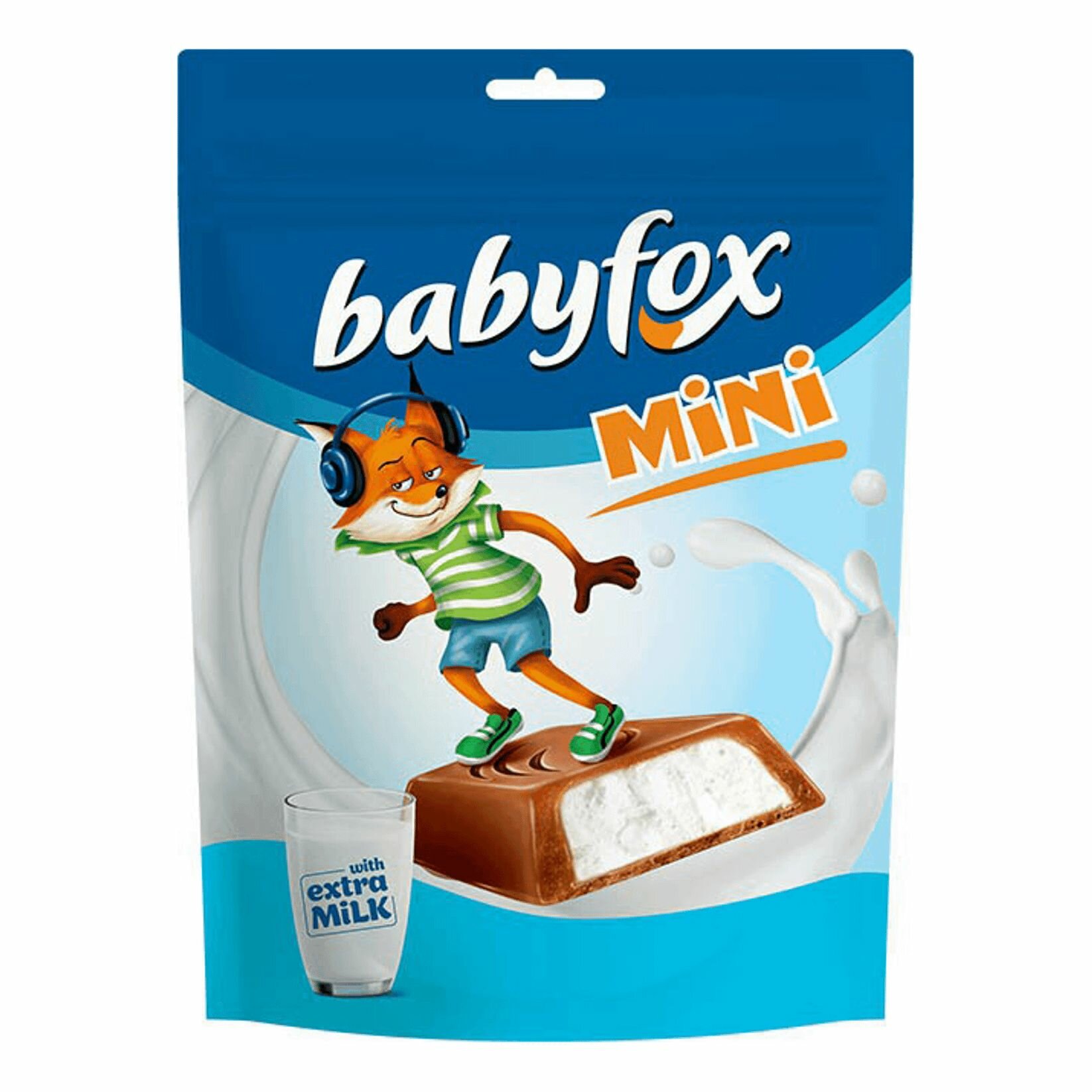 BabyFox Конфеты шоколадные Babyfox mini, с молочной начинкой, 120 г