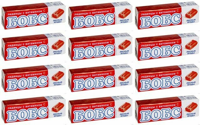 Bobs Леденцы лесные ягоды с витамином С,35 г,12 шт