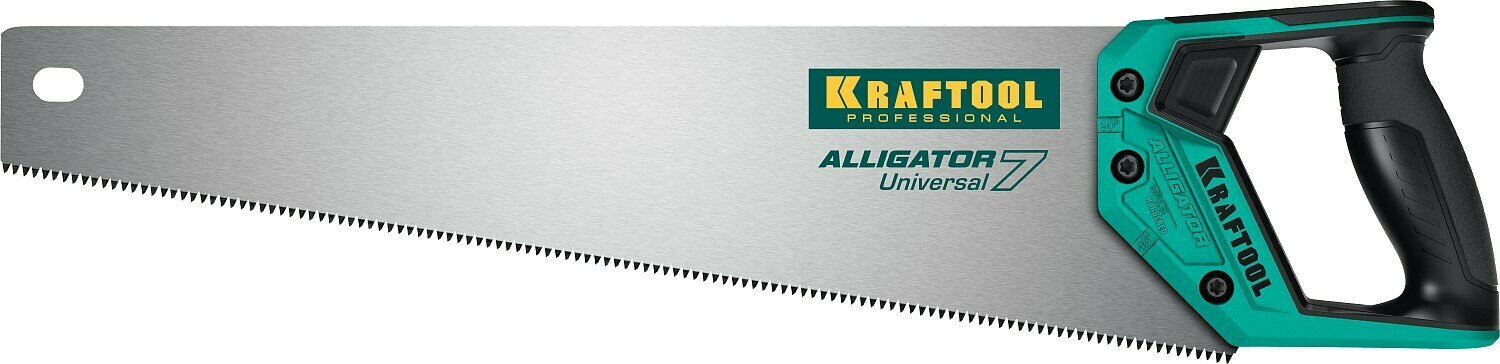 KRAFTOOL Alligator Universal 7, 450 мм, универсальная ножовка (15004-45)