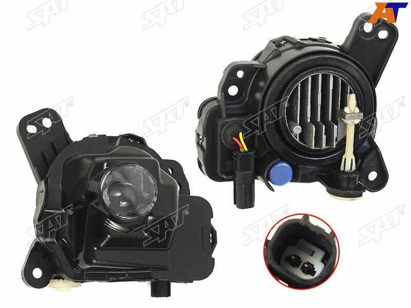 . SAT Фара противотуманная для MAZDA CX-5 12-, 6 12-, CX-3 15- правая LED