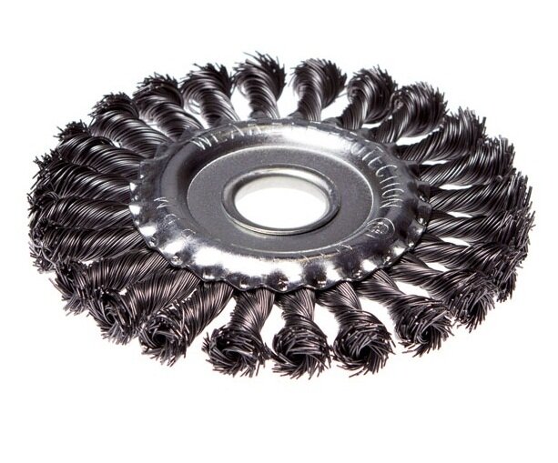 Щетка-крацовка дисковая Hobbi 100х22.2 мм