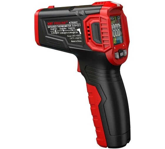 Бесконтактный цифровой пирометр КВТ KT 650C PROLINE 87243