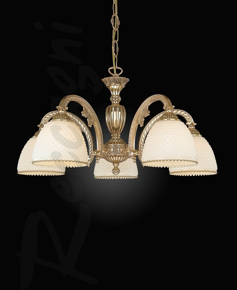 Классическая подвесная люстра Reccagni Angelo L 7105/5 Итальянское производство
