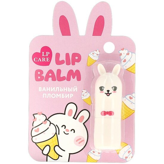 Бальзам для губ LP Care BUNNY Ванильный пломбир 3г