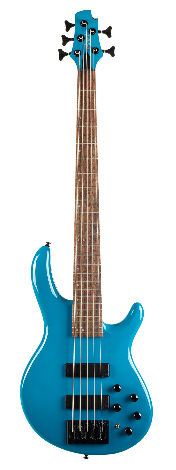 C5-Deluxe-CBL Artisan Series Бас-гитара 5-струнная, синяя, Cort