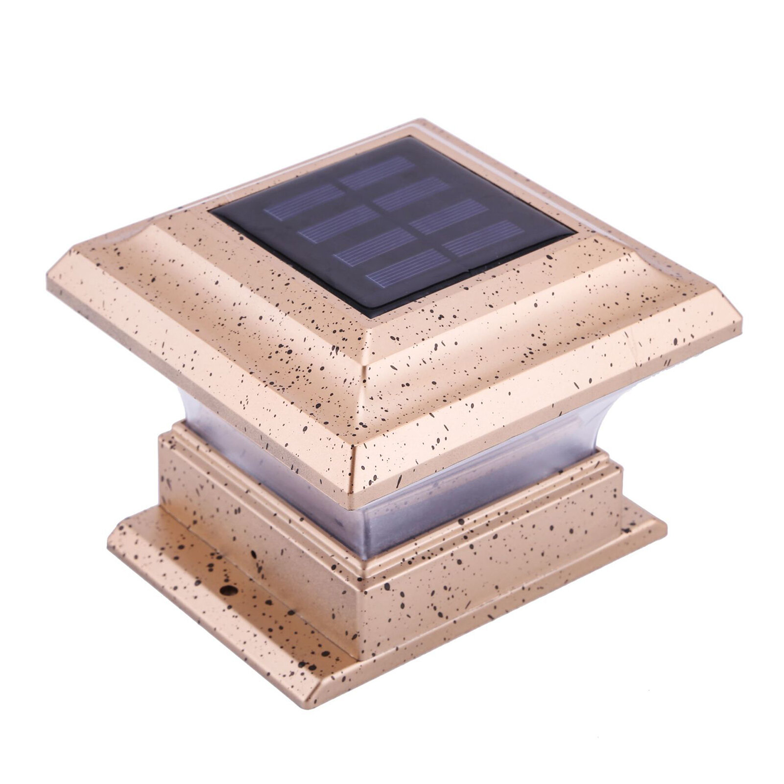 Колпак на солнечной батарее Светильник для забора Адаптация для столбов 3,8x3,8