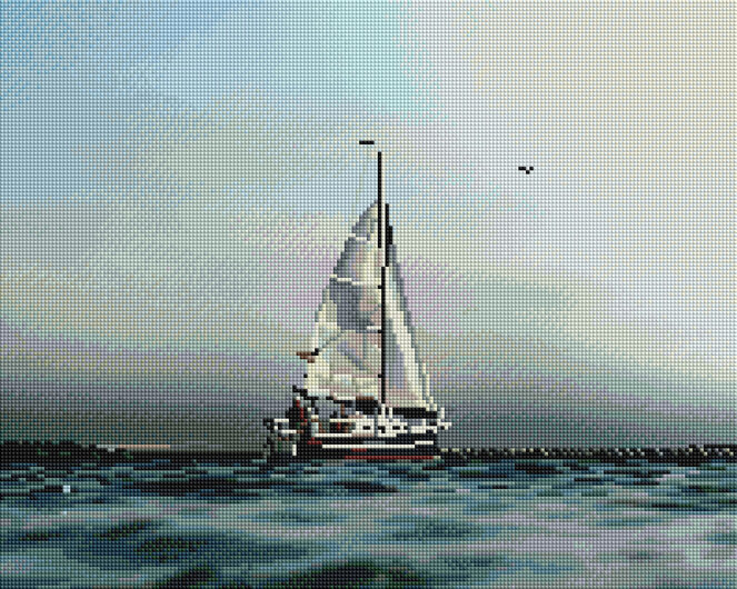 Алмазная мозаика Painting Diamond GF4331, холст на подрамнике, квадратные стразы, 40x50 см