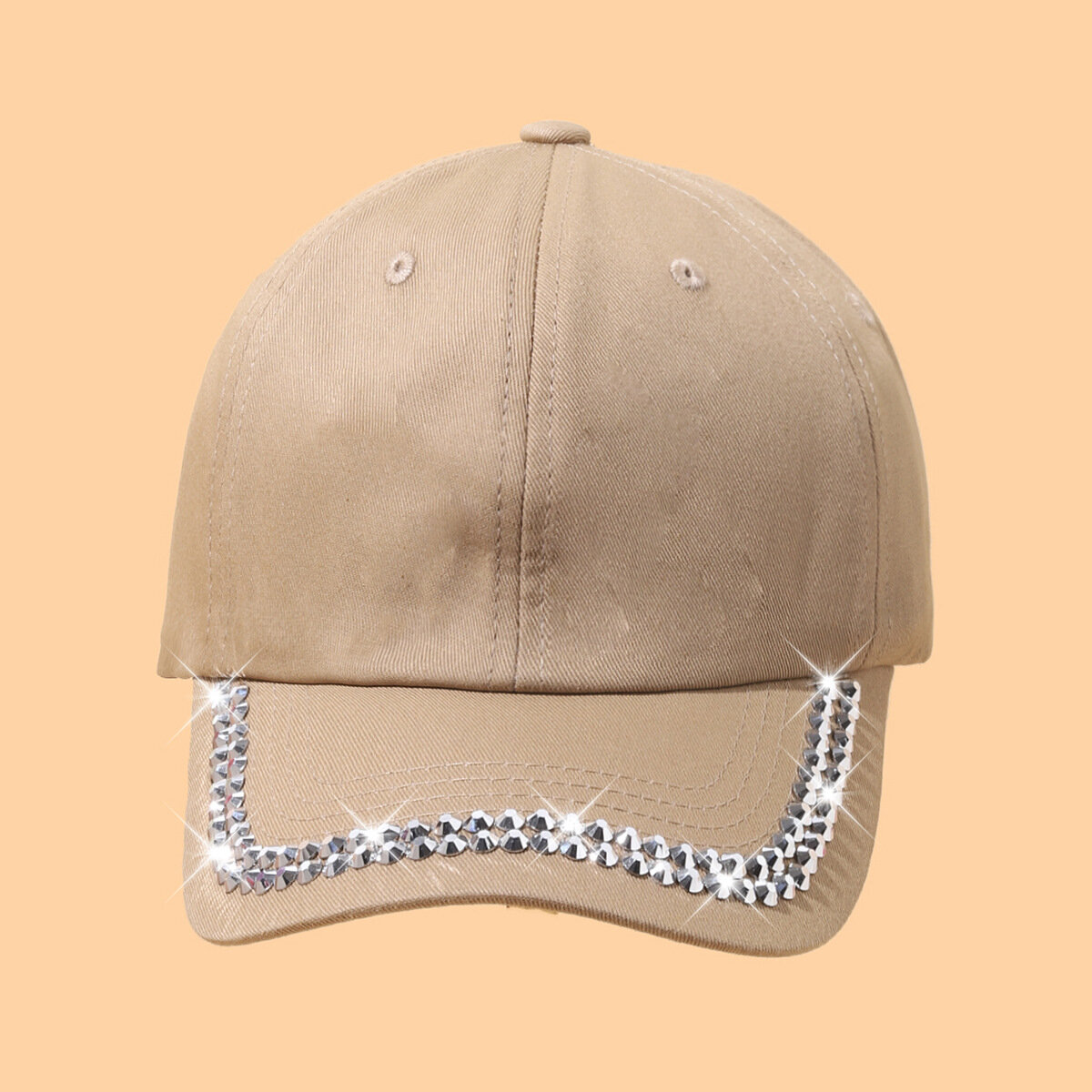 Бейсболка "Four Seasons", унисекс, с козырьком, цвет верблюжий