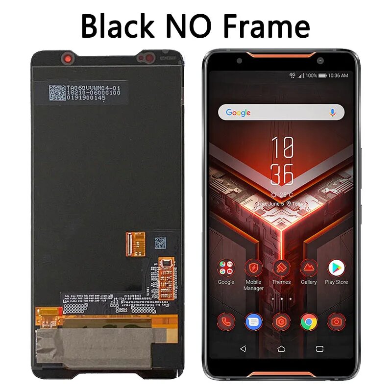Экран ROG Phone 1 LCD Black NO Frame