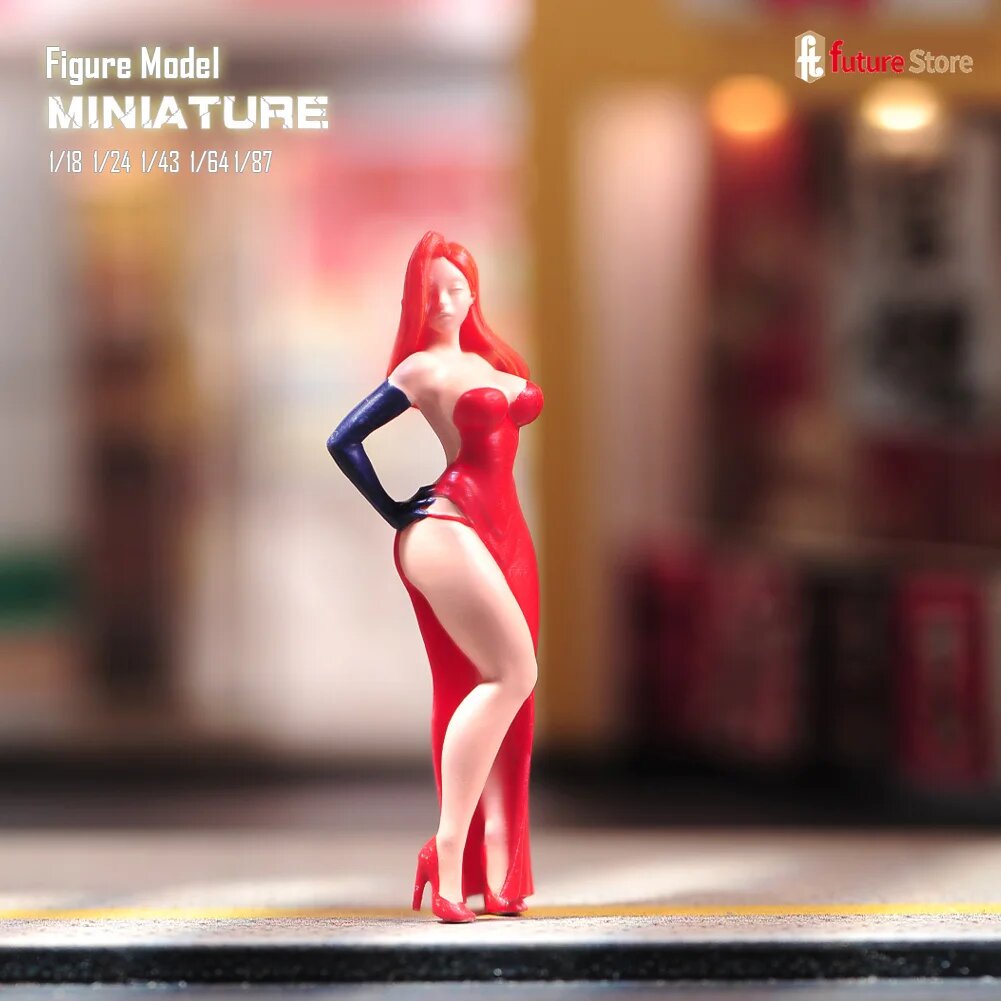 Миниатюрная фигурка Painted girl, 1:64