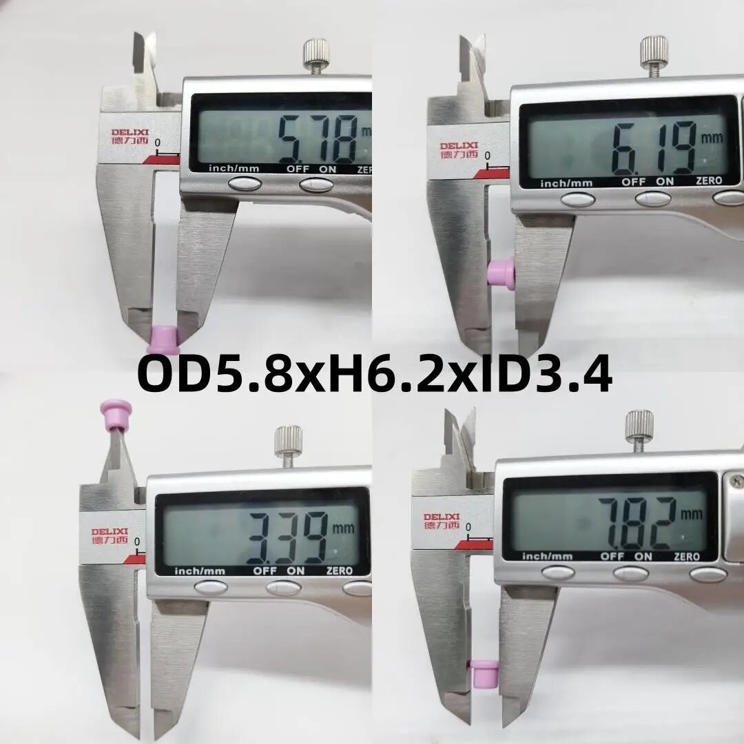 Фарфоровые глазки OD5.8xH6.2xID3.4, Цвет: 6x6x3 95