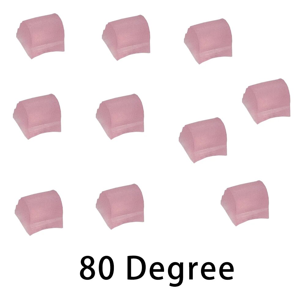 Прорезиненный букинг для камеры Hop Up AEG 60/70/80 градусов Розовый, 10Pcs 80Degree