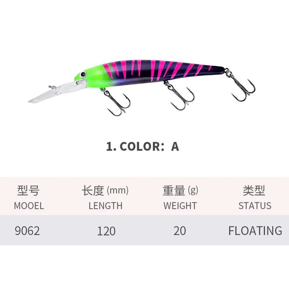 GOWAVE Bandit Воблер 120мм, 20г, Floating, Color: 2pcs Color 1