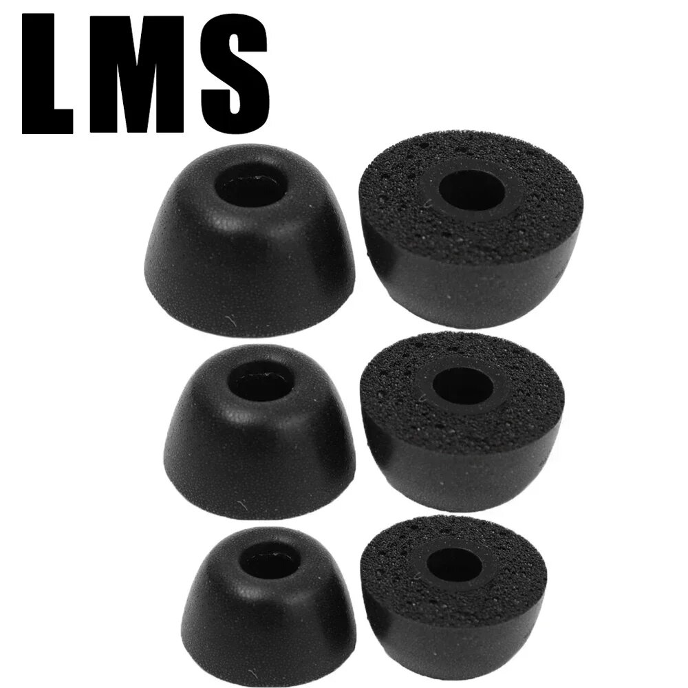 Сменные амбушюры BAPPSUS для Samsung Galaxy Buds 2 Pro 3Pairs, Black Mixed