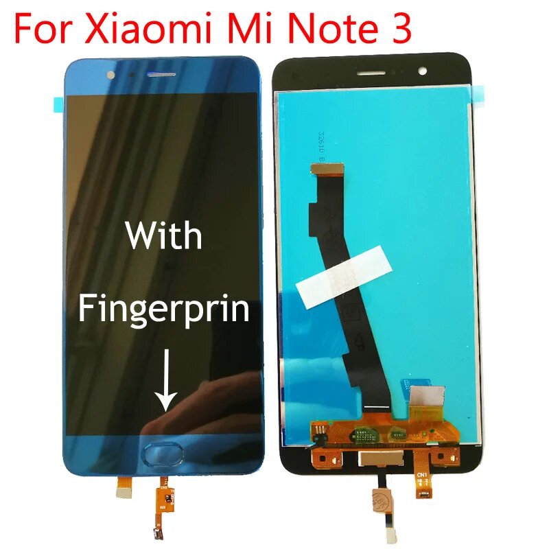 ЖК-дисплей 5,5 дюйма для Xiaomi Mi Note 3 MCE8, ЖК-дисплей с сенсорным экраном и дигитайзером в сборе, замена панели/с рамкой