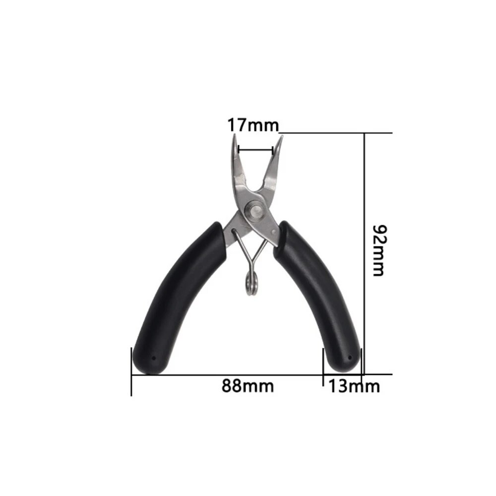 DAYFULI Тонкогубцы для ювелирных изделий Bent Nose Forceps