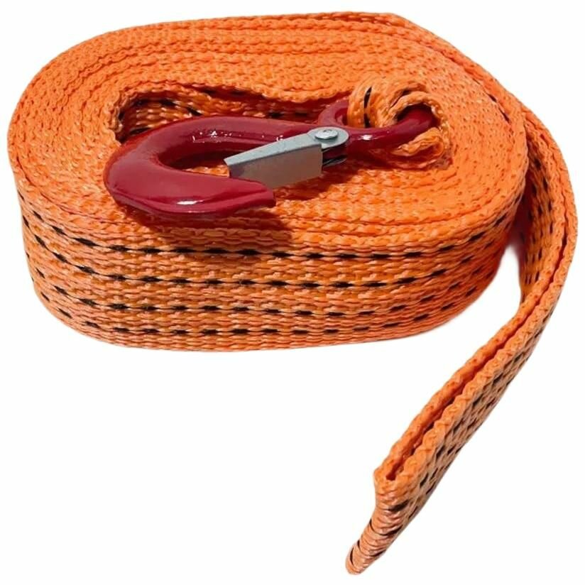 Трос буксировочный морозоуст. капрон ALMEGA ( 2,5т, 1крюк, 5 м. )