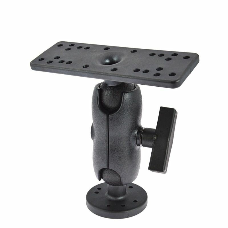 Крепление электронного эхолота для каяка Пластина эхолота с вращающейся лодкой Поддержка GPS