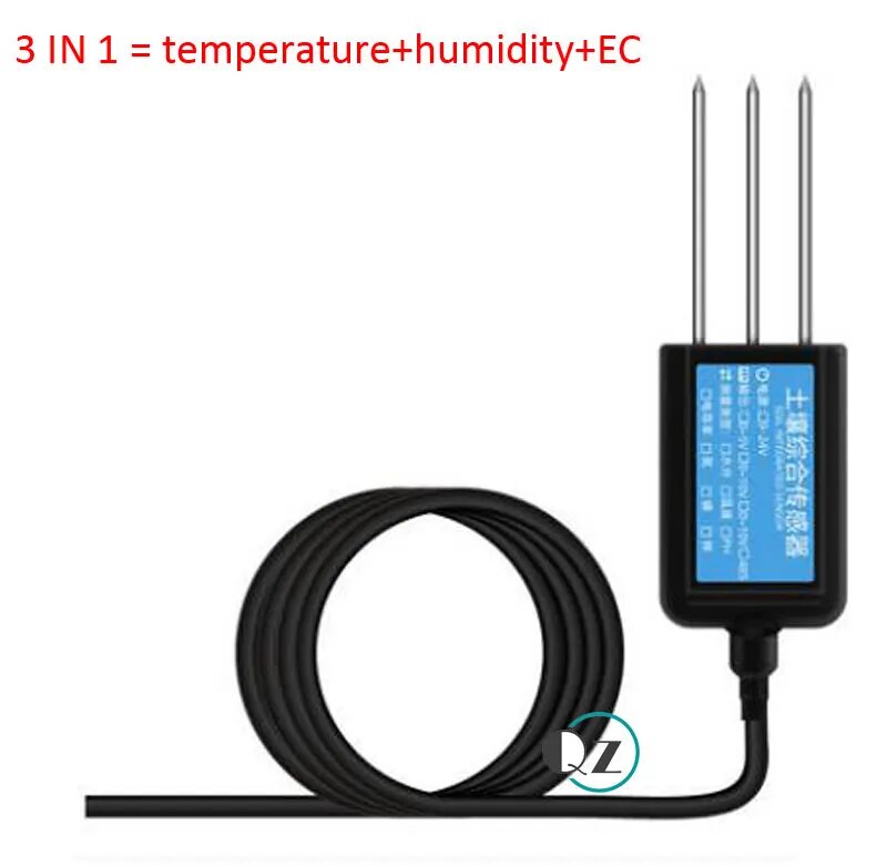 RS485 7 в 1, встроенный передатчик почвы, температура и влажность, EC npk ph, датчик почвы для сельского хозяйства, датчик почвы для хранения NPK