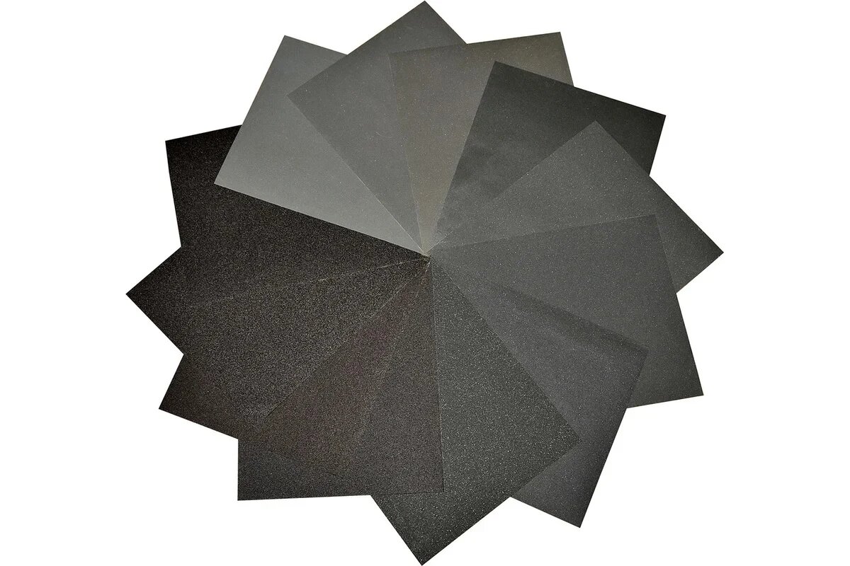 Gigant Набор водостойкой наждачной бумаги 230x280мм,12шт. G-1022113