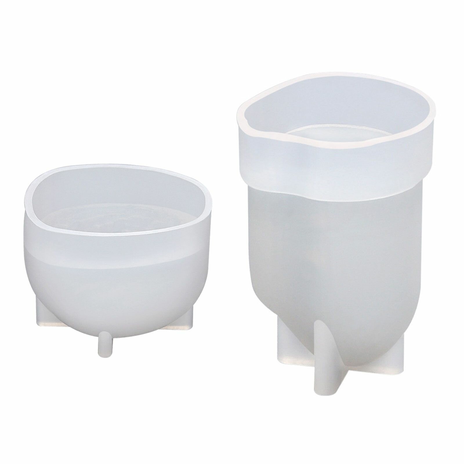 Набор из 2-х силиконовых форм для имитации человеческого мозга и сердца - C