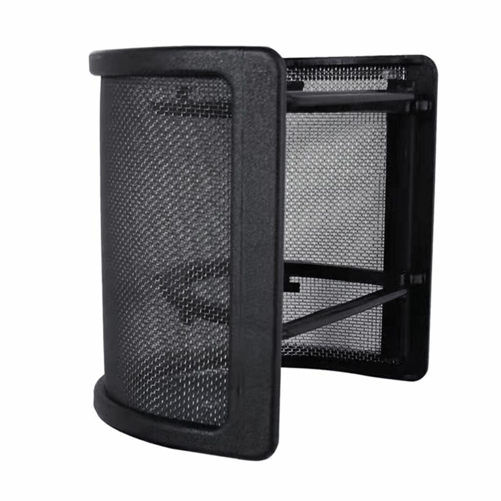 Аксессуары для микрофона, Двойная противоветровая сетка для микрофона U-образная - черная