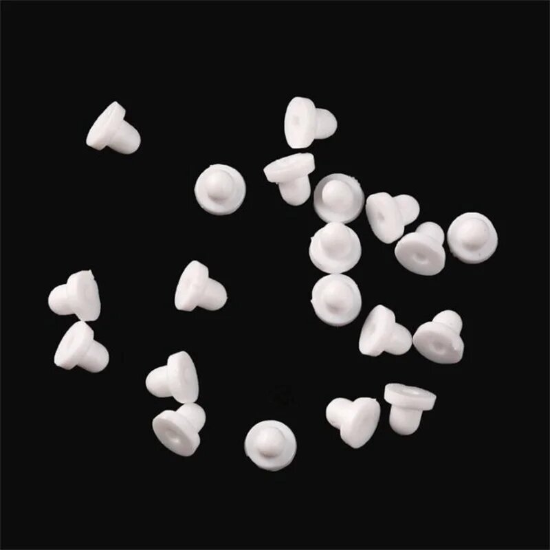 Силиконовые заглушки для сережек 200 шт 7mm