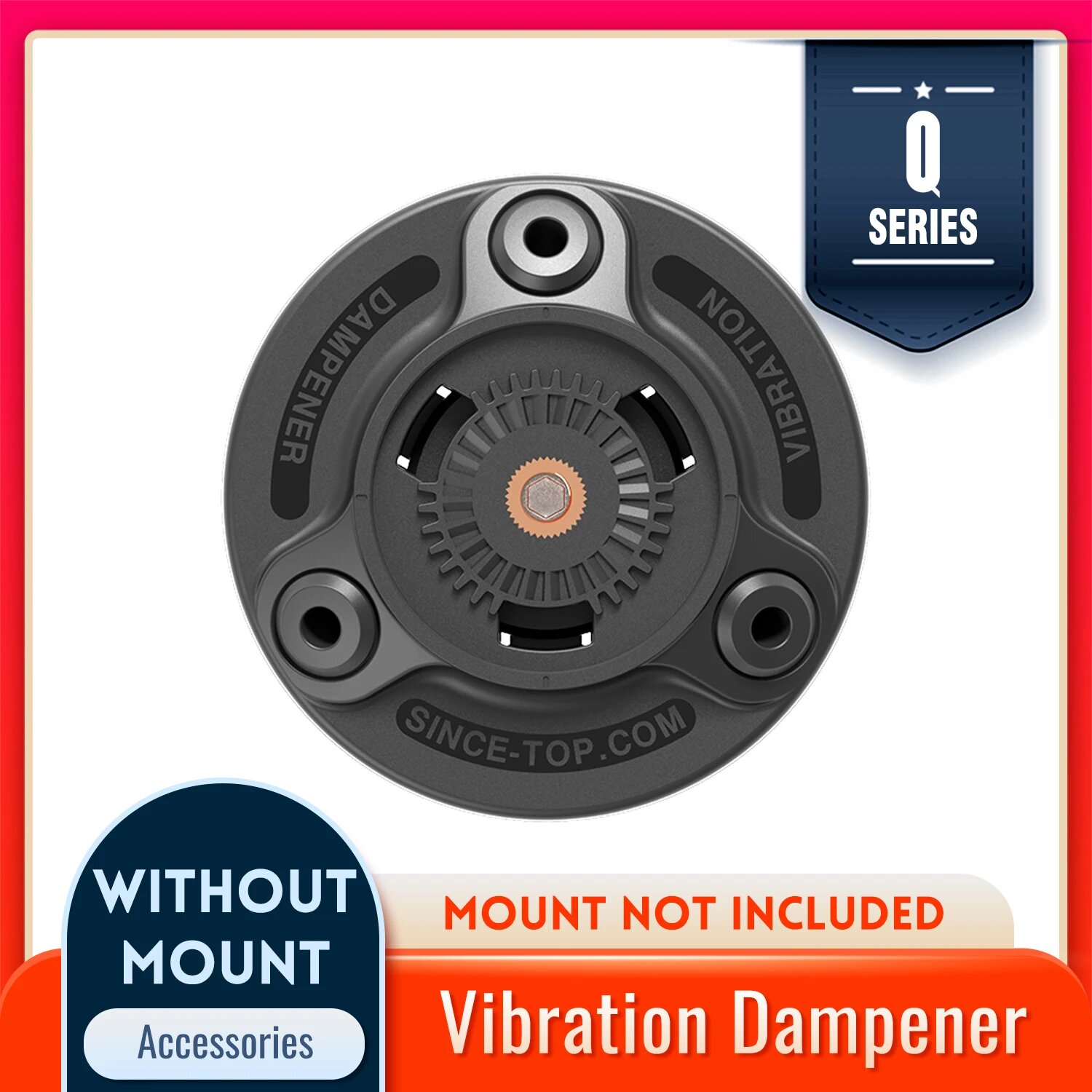 Виброгаситель для держателя телефона Sincetop для велосипеда/мотоцикла серии Q, крепление для телефона на руль Moto, алюминиевое быстрое крепление