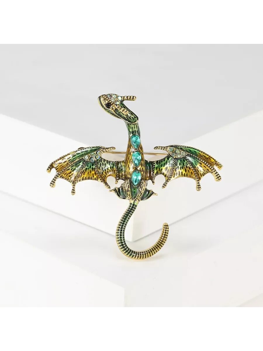 Брошь, стразы