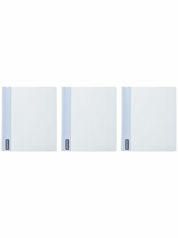 Attache Selection Скоросшиватель пластиковый Breeze, А4, 200 мкм, 5 шт, 3 уп
