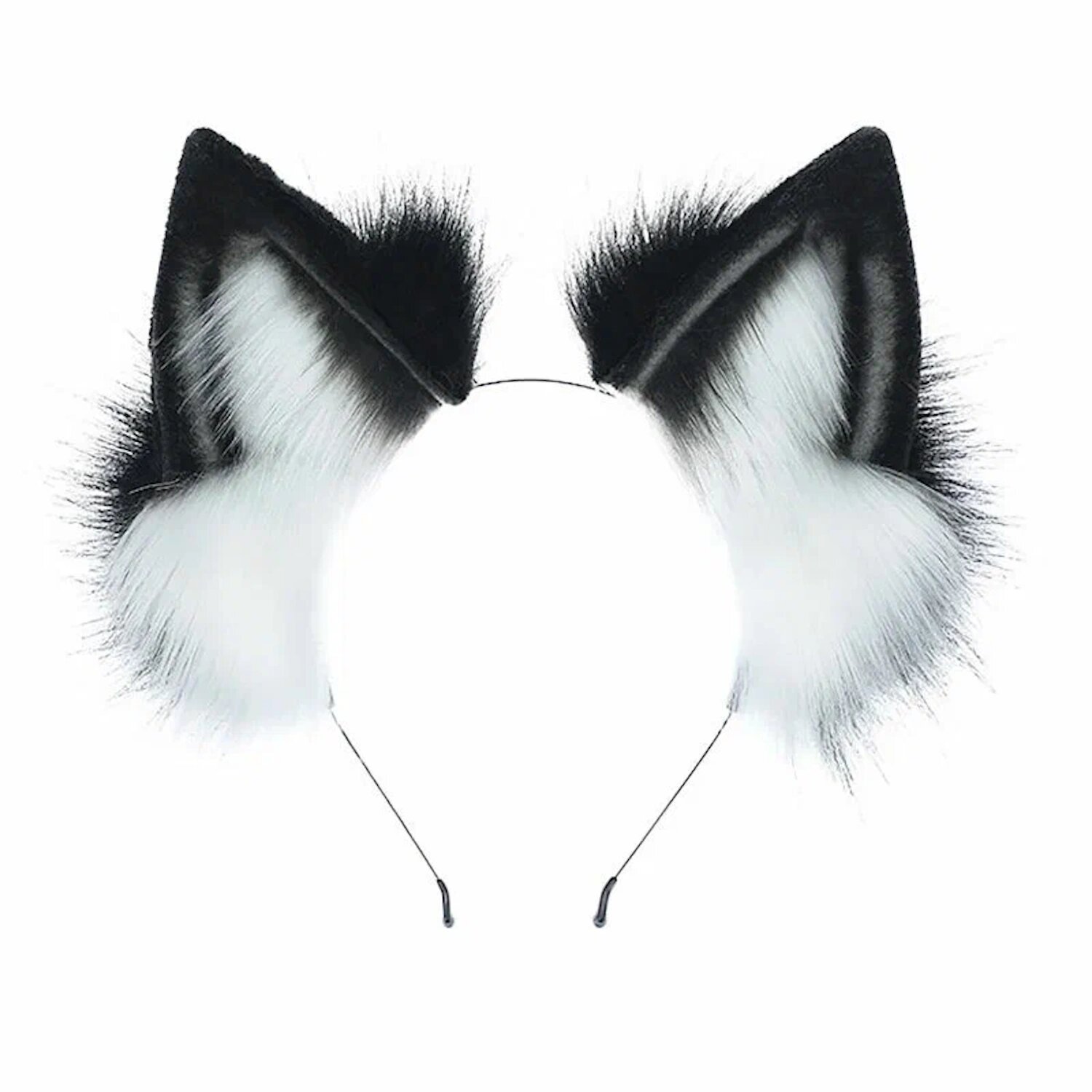 Аниме лисьи ушки на ободке для косплея, ушки кицунэ и кошки, можно гнуть, унисекс