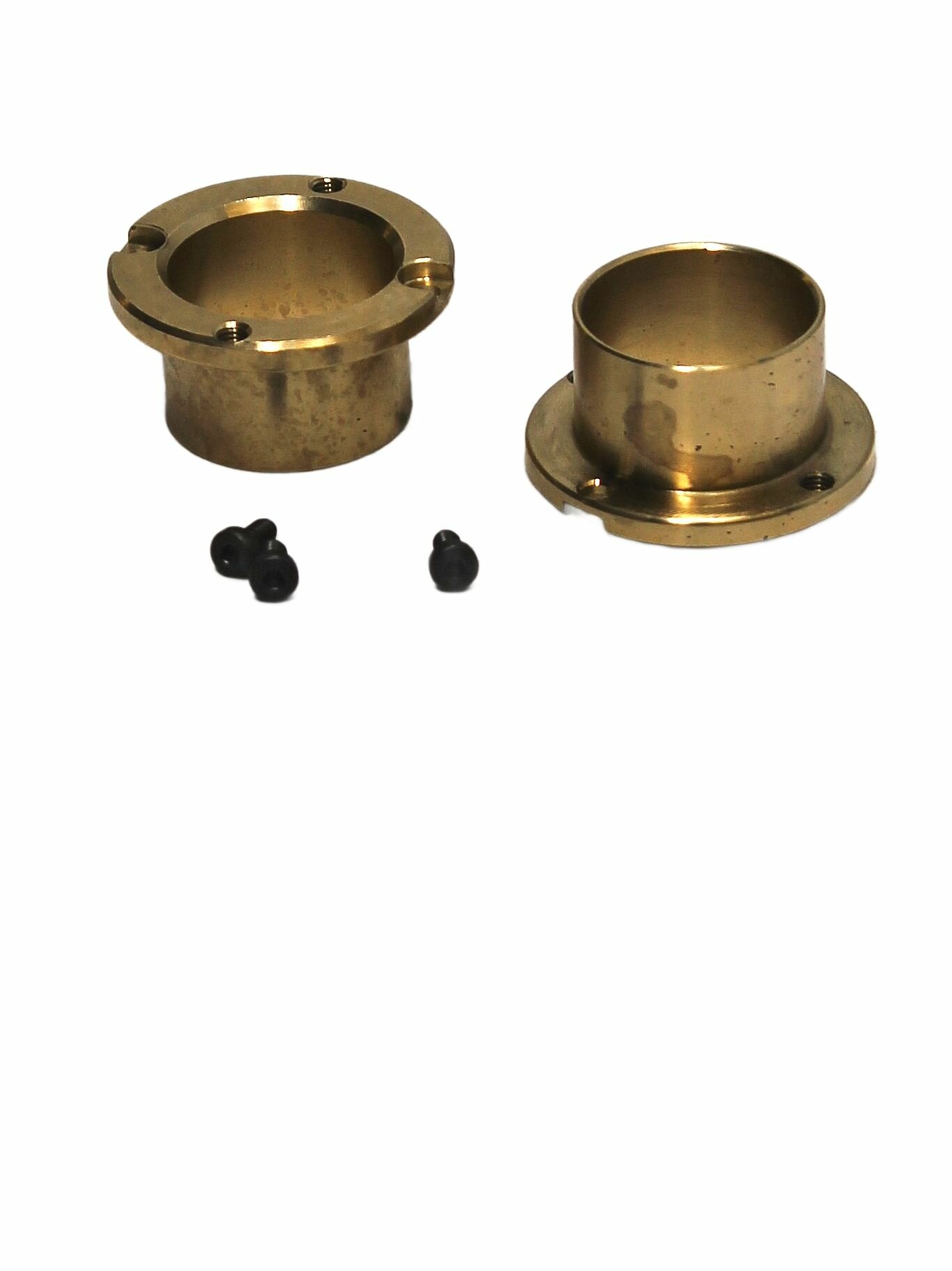 Втулка цапфы поворотного кулака для а/м УАЗ, бронзовая, комплект 2 шт, с крепежом