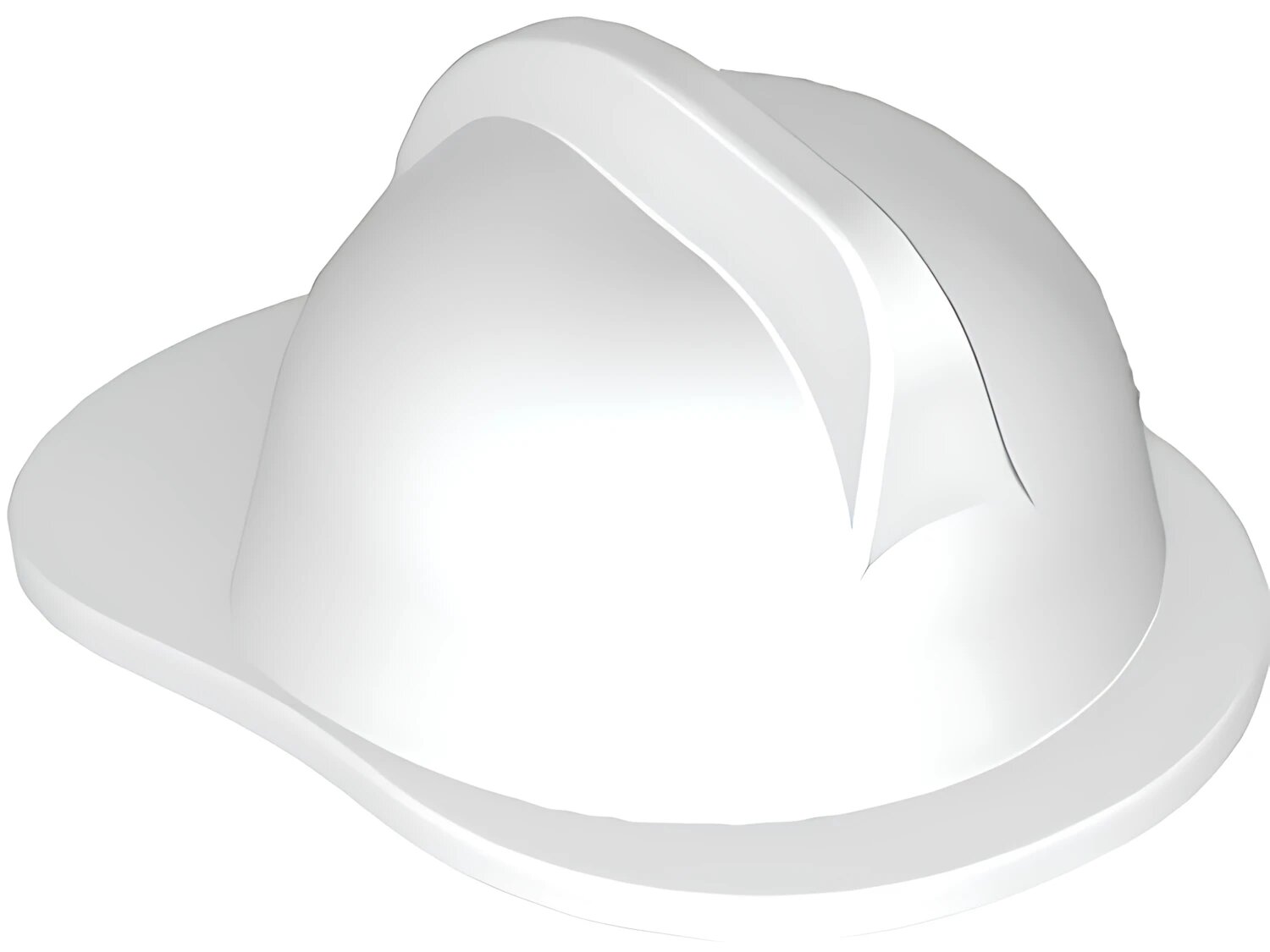 Деталь LEGO Lego Minifigure, Headgear Fire Helmet 3834 ( 15601, 15602, 52545, 86649 ) White U