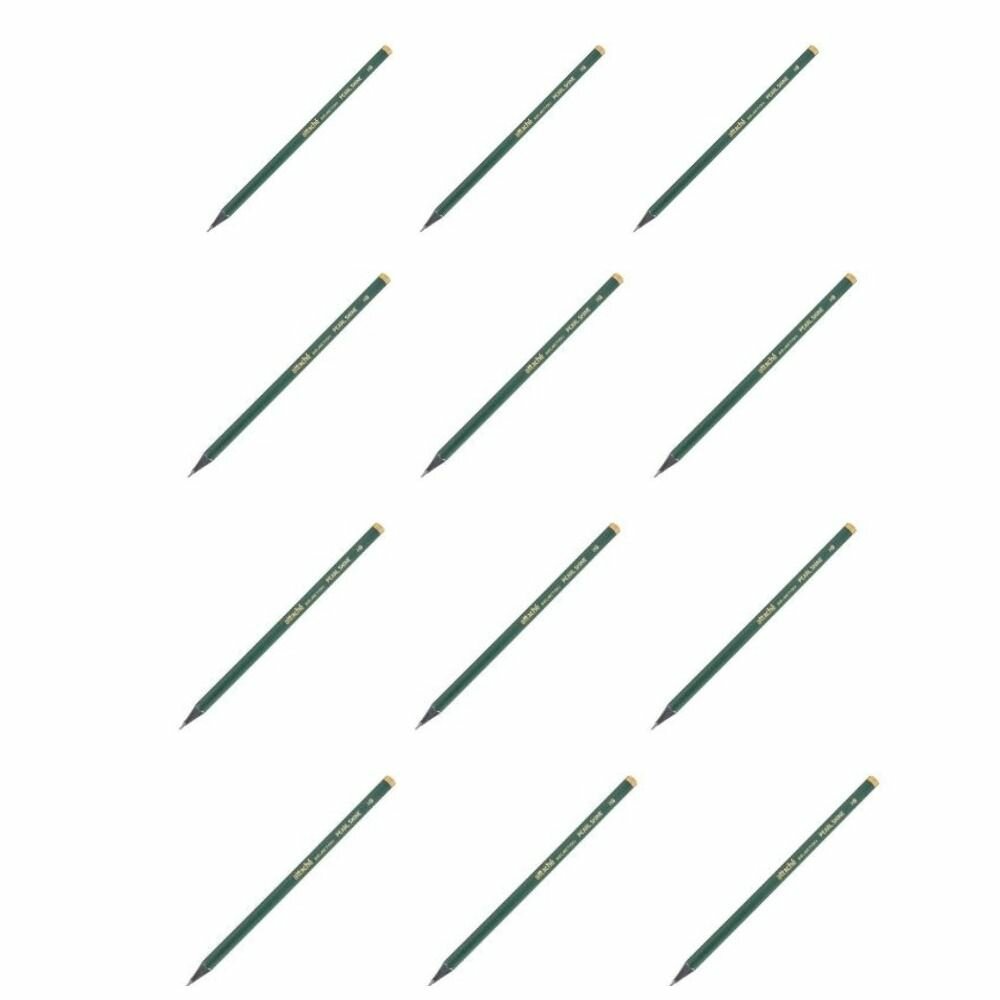 Attache Selection Карандаш чернографитный Pearl Shine HB, трехгранный, 12 шт