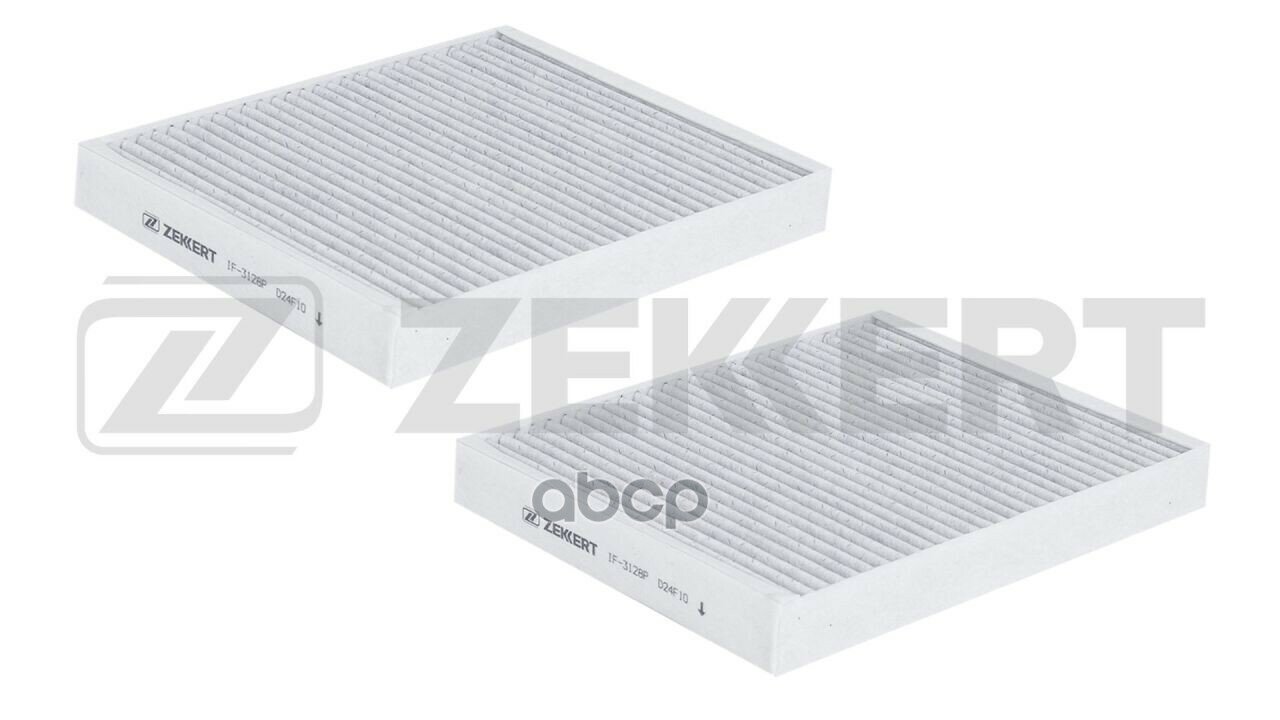 Фильтр Салонный Антибактериальный (Комплект 2 шт.) Bmw 5 (E39) 95- Bentley Arnage 98- Rolls-Royce Silver Seraph 9 Zekkert арт. if-3128p