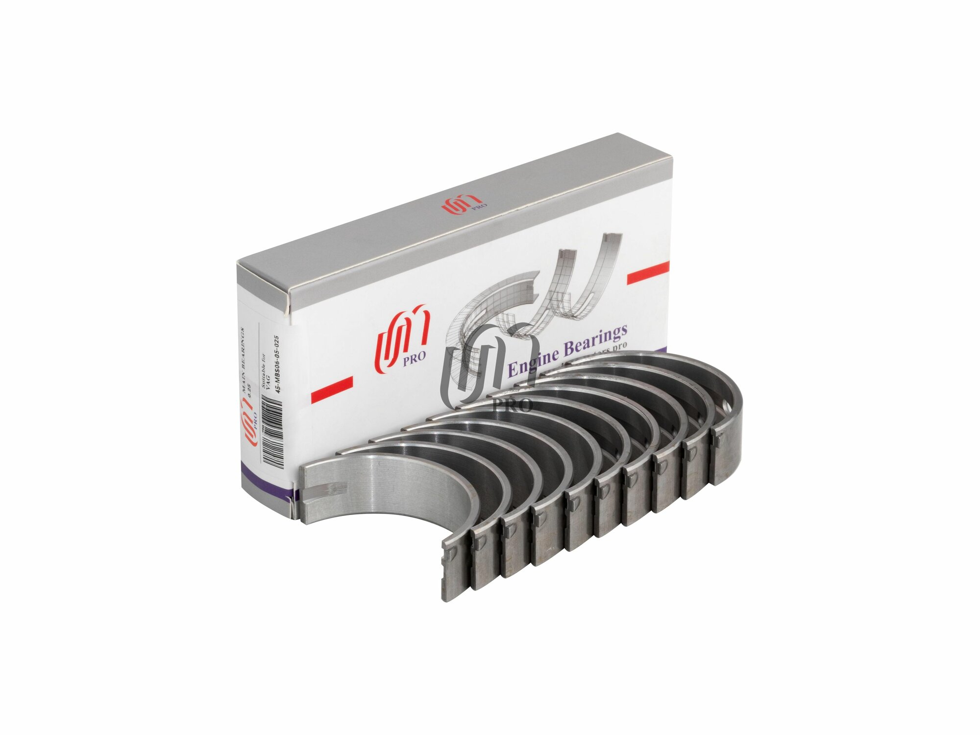 Вкладыши коренные 0.25 VW AAE 95- (mot 629 001-) канавка 180 град UMpro