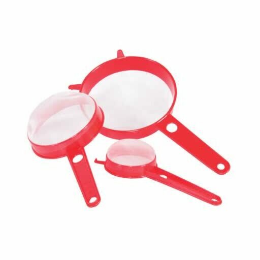 Сито с ручкой Д70мм, розовый