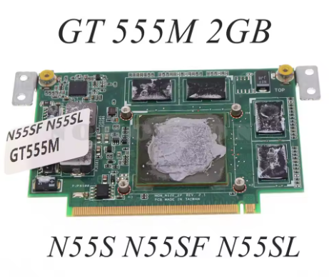 Для ASUS N55S N55SF N55SL GRPU GPU видеокарта VGA BOARD GT555M 2G